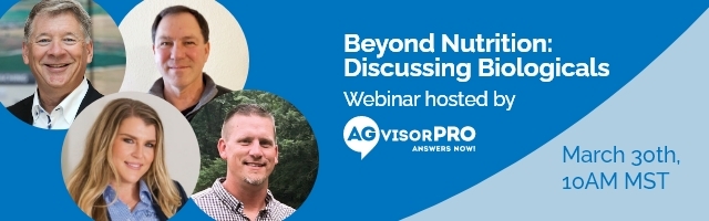 Upcoming webinar - Beyond Nutrition: Discussing Biologicals - AGvisorPRO
